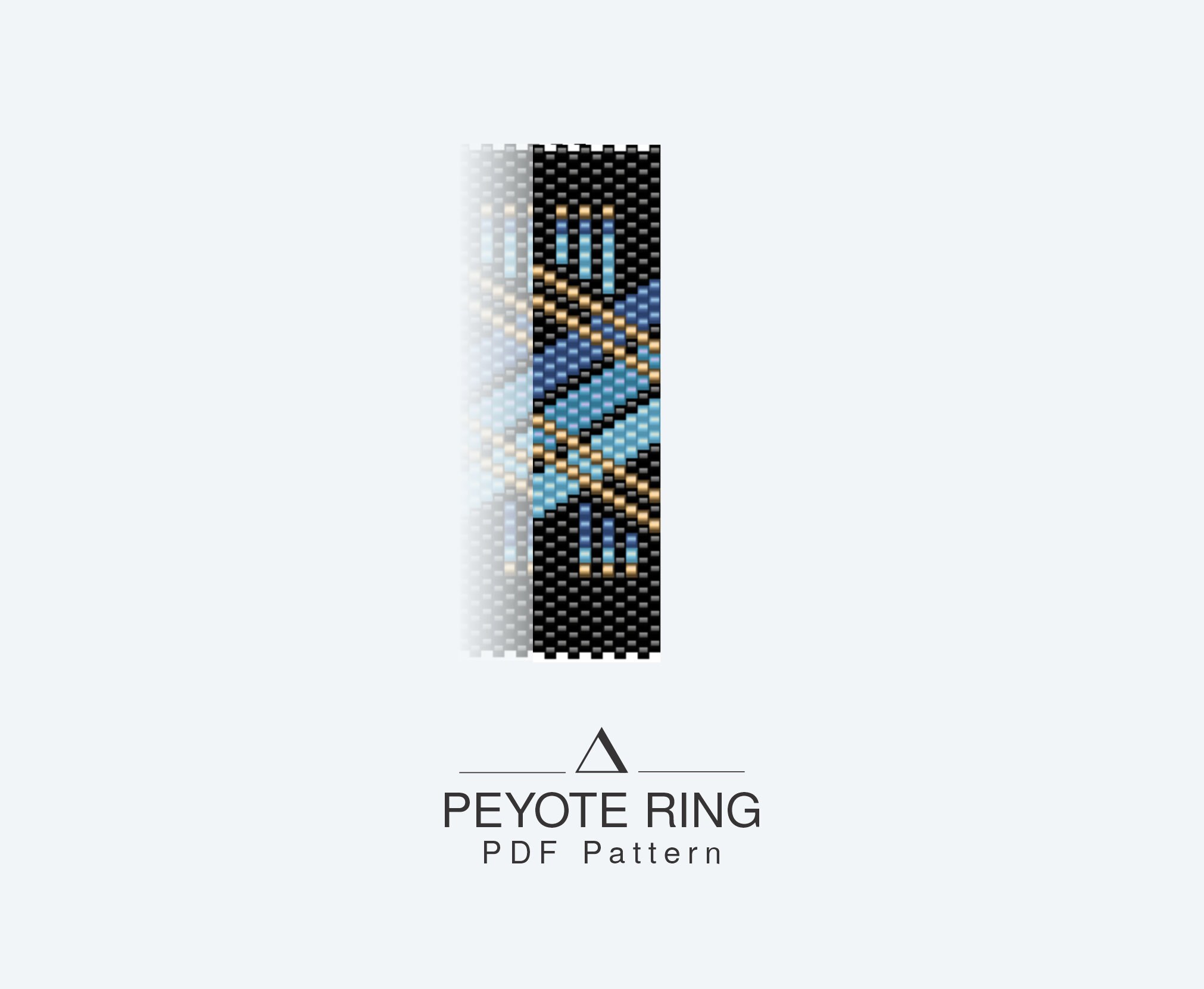 Peyote Ring Pattern Peyote Rings Ring Pattern Bead Ring - Etsy