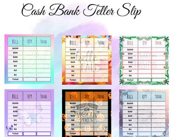 Counting Slips - Etsy