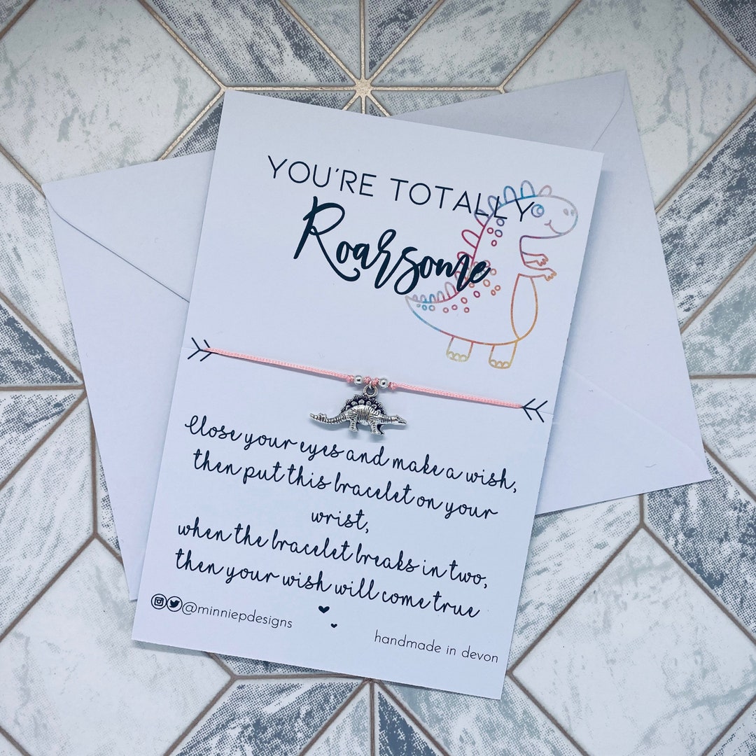 Roarsome | You’re Totally Roarsome | Dinosaur Bracelet | You’re Awesome ...