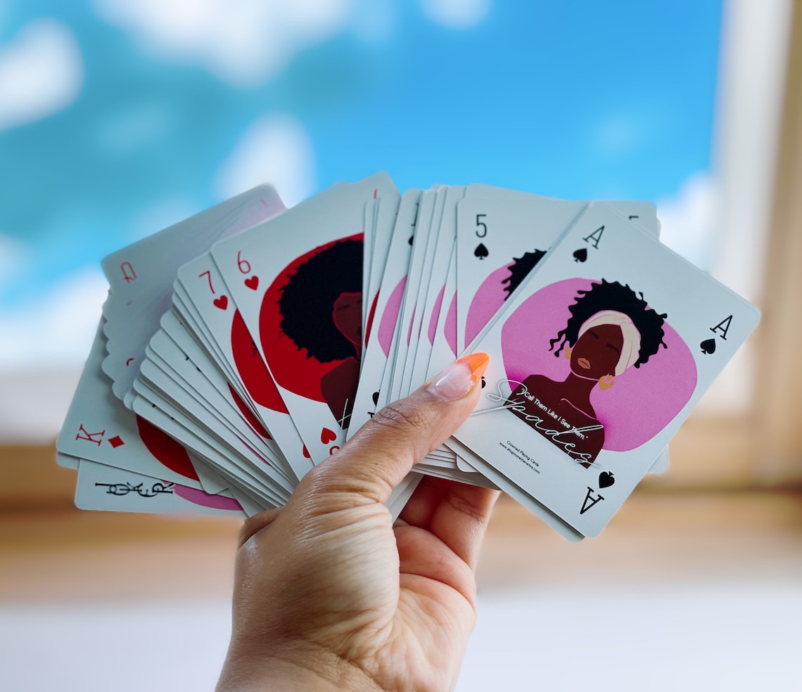 Black Girl Magic Playing Cards | Poker Cards | Big Chop | Melanin Card ...