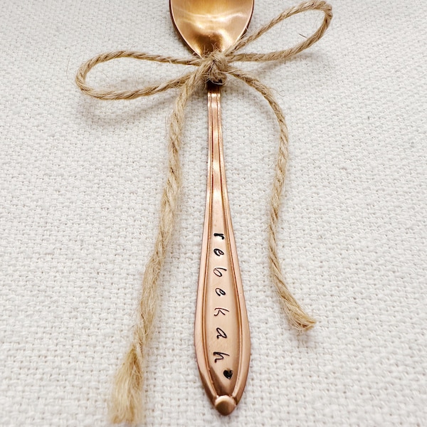 Custom Stamped Spoon - Etsy