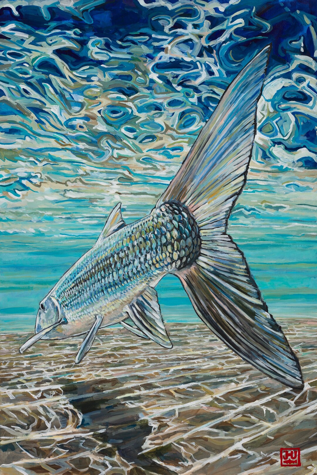 Bonefish Flats - Giclee Paper Reproduction - Etsy