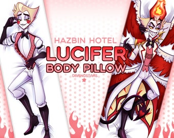 LOW STOCK Hazbin Hotel Lucifer Body Pillow - Etsy
