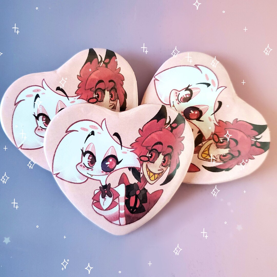 Radiodust Heart Button - Etsy