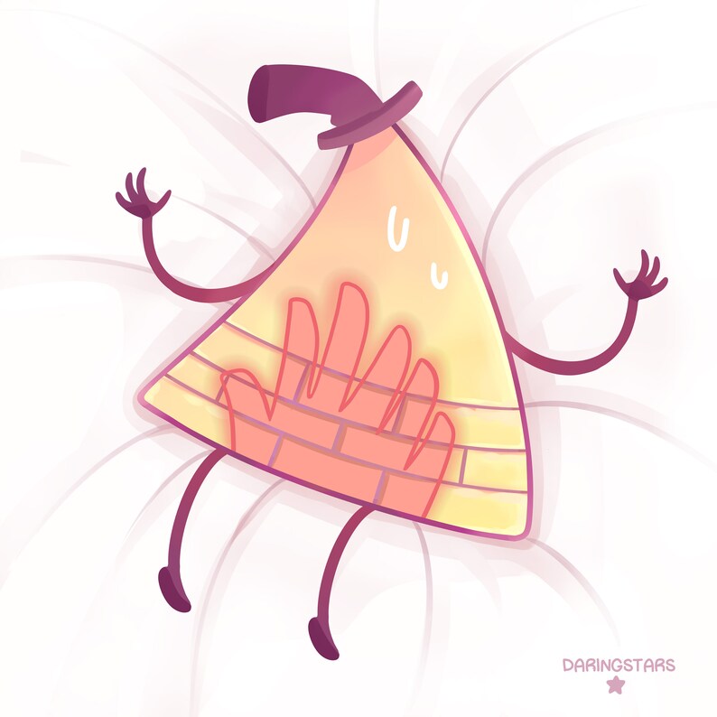 Bill Cipher Gravity Falls Pillow Case-made TO ORDER - Etsy