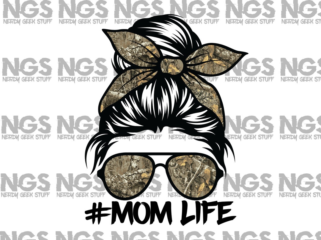 Mom Life Camo PNG Sublimation Transfer and Dtg Ready - Etsy
