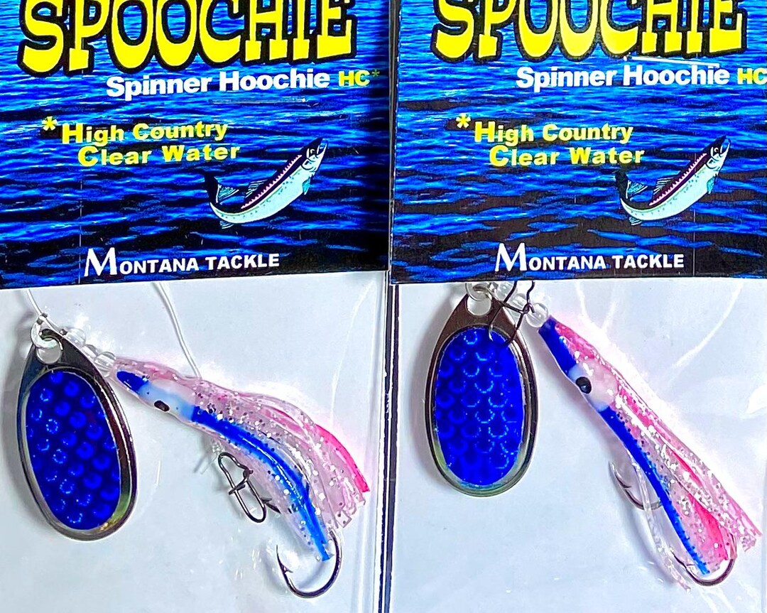 Spinner-hoochies (2): “BLUE TERMINATOR” - Etsy