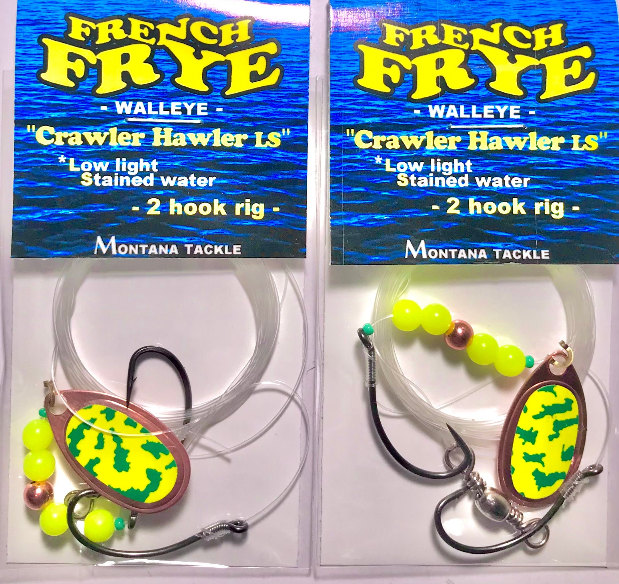 Walleye Rigs (2): Uv “CHARTREUSE TIGER” - Etsy