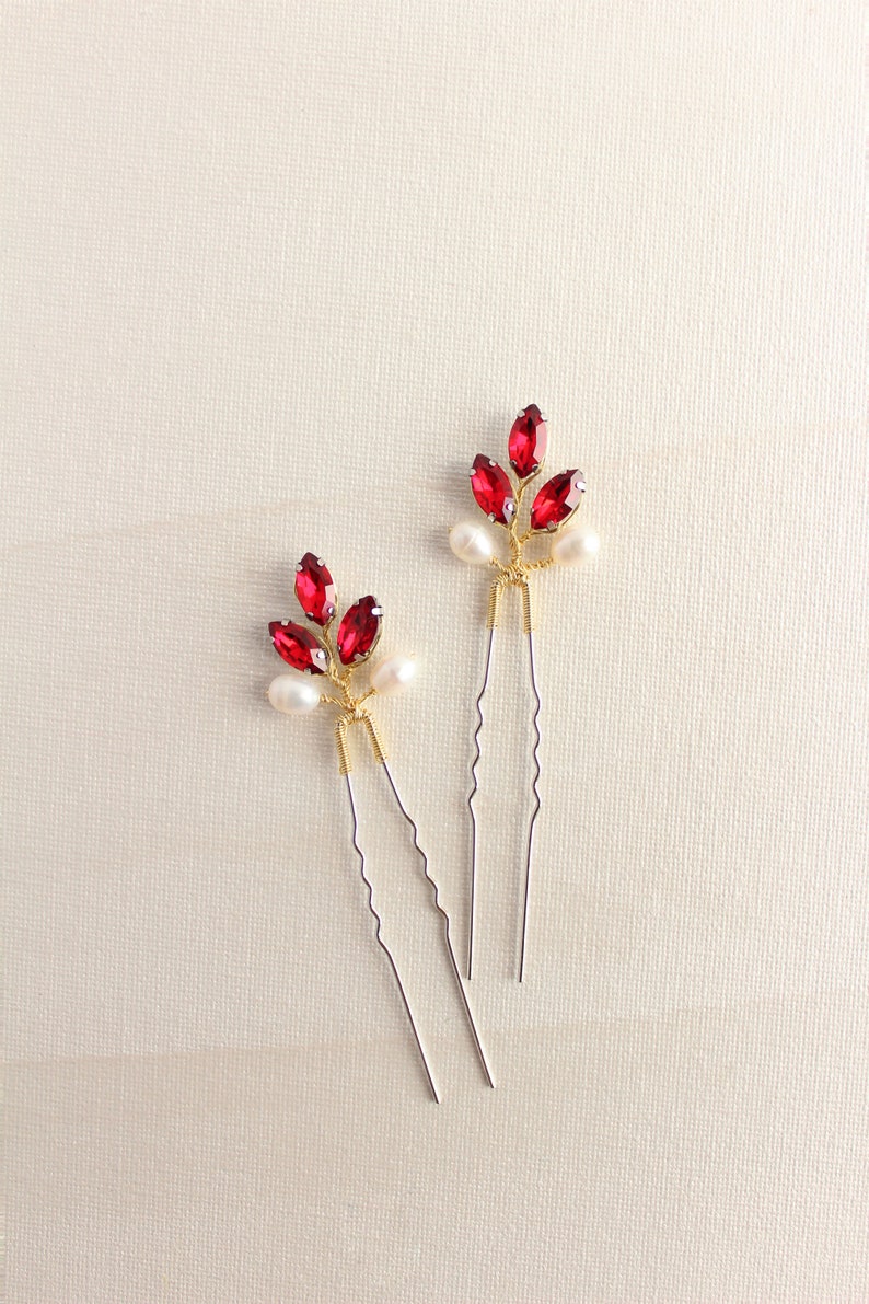 Small Hair Pins for Wedding Gold Bridal Hair Pins Rhinestone - Etsy