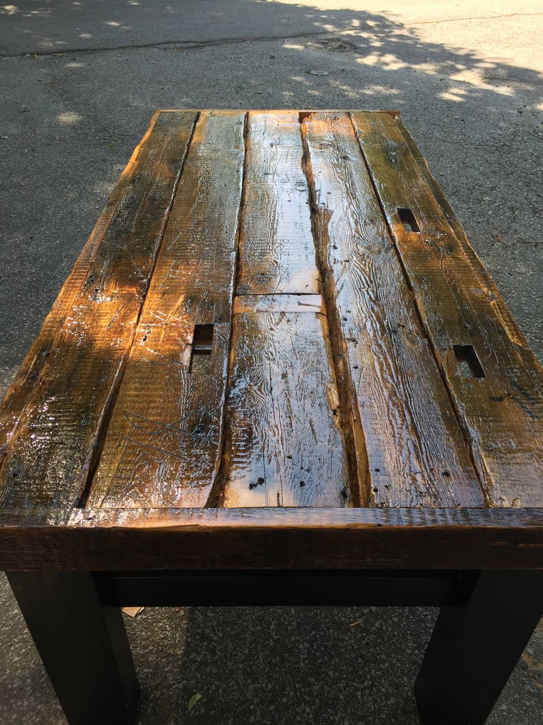 Custom Built Farmhouse Table. - Etsy