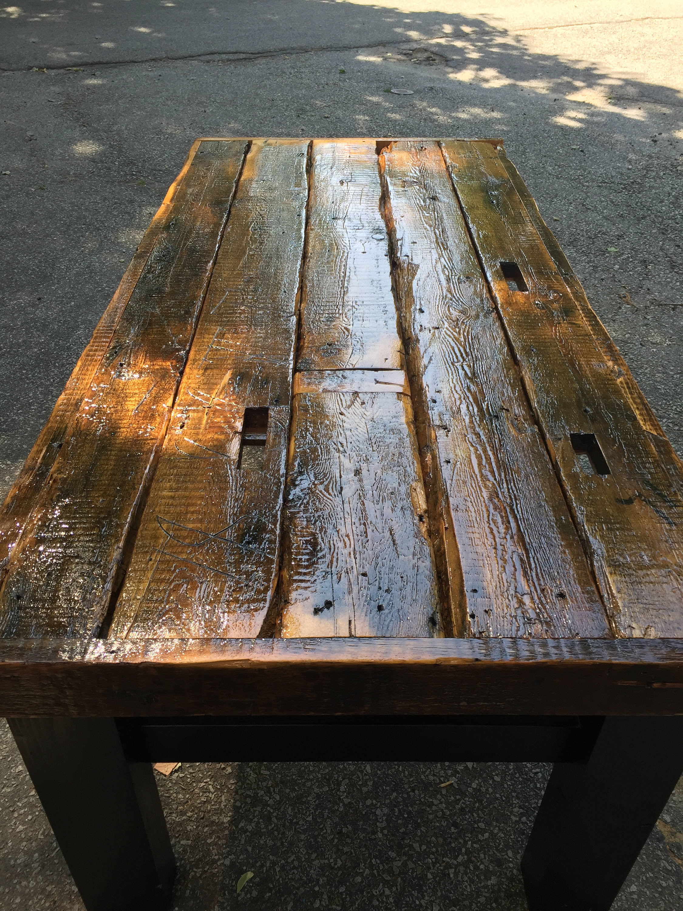 Custom Built Farmhouse Table. - Etsy