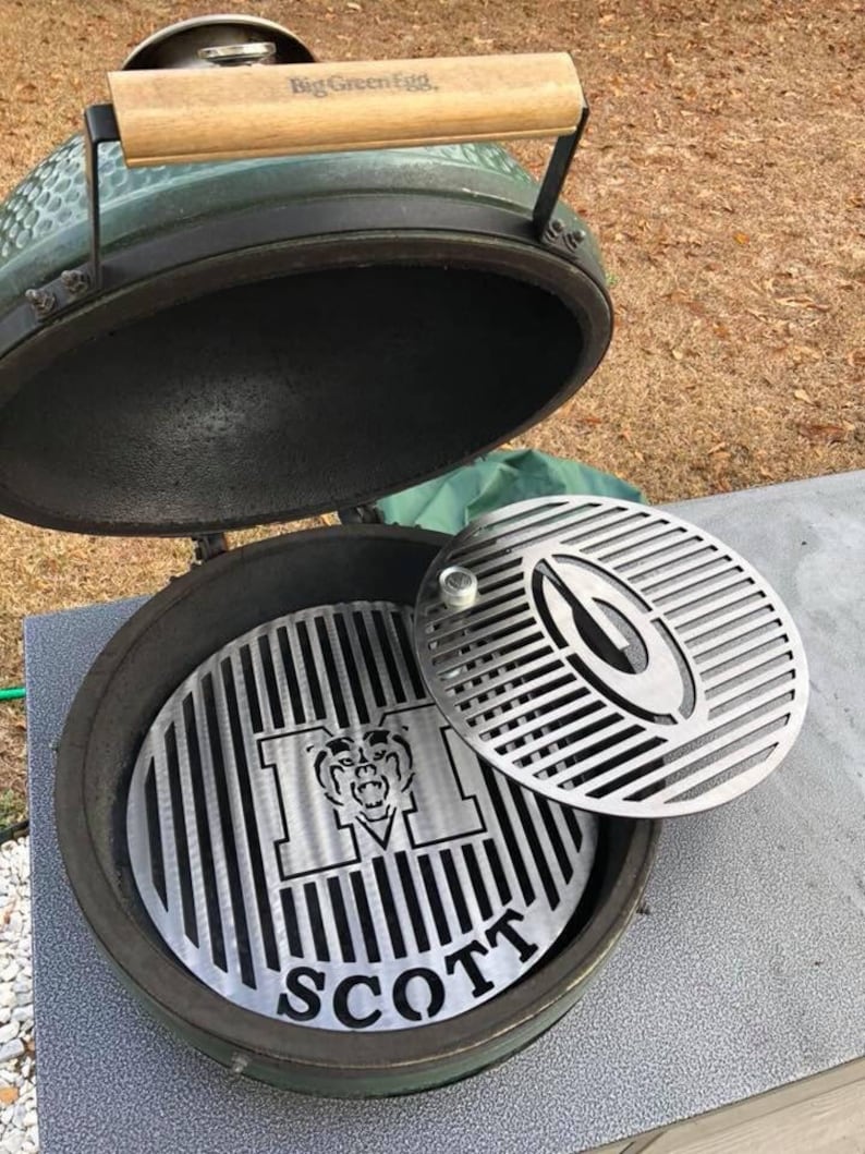 Custom Double Decker Big Green Egg Grill Grates - Etsy