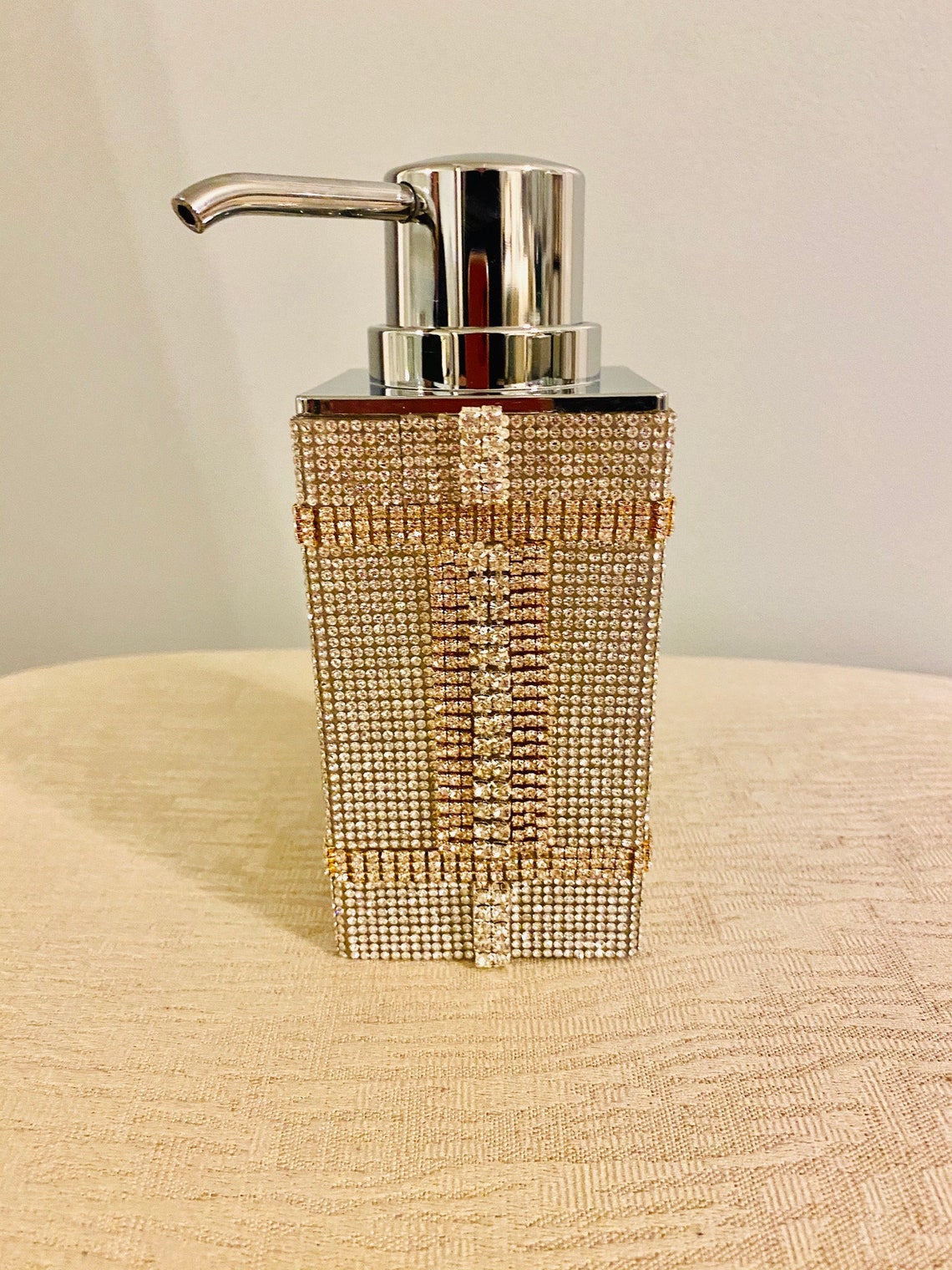 Rhinestone Crystal Liquid Soap Dispenser | Etsy