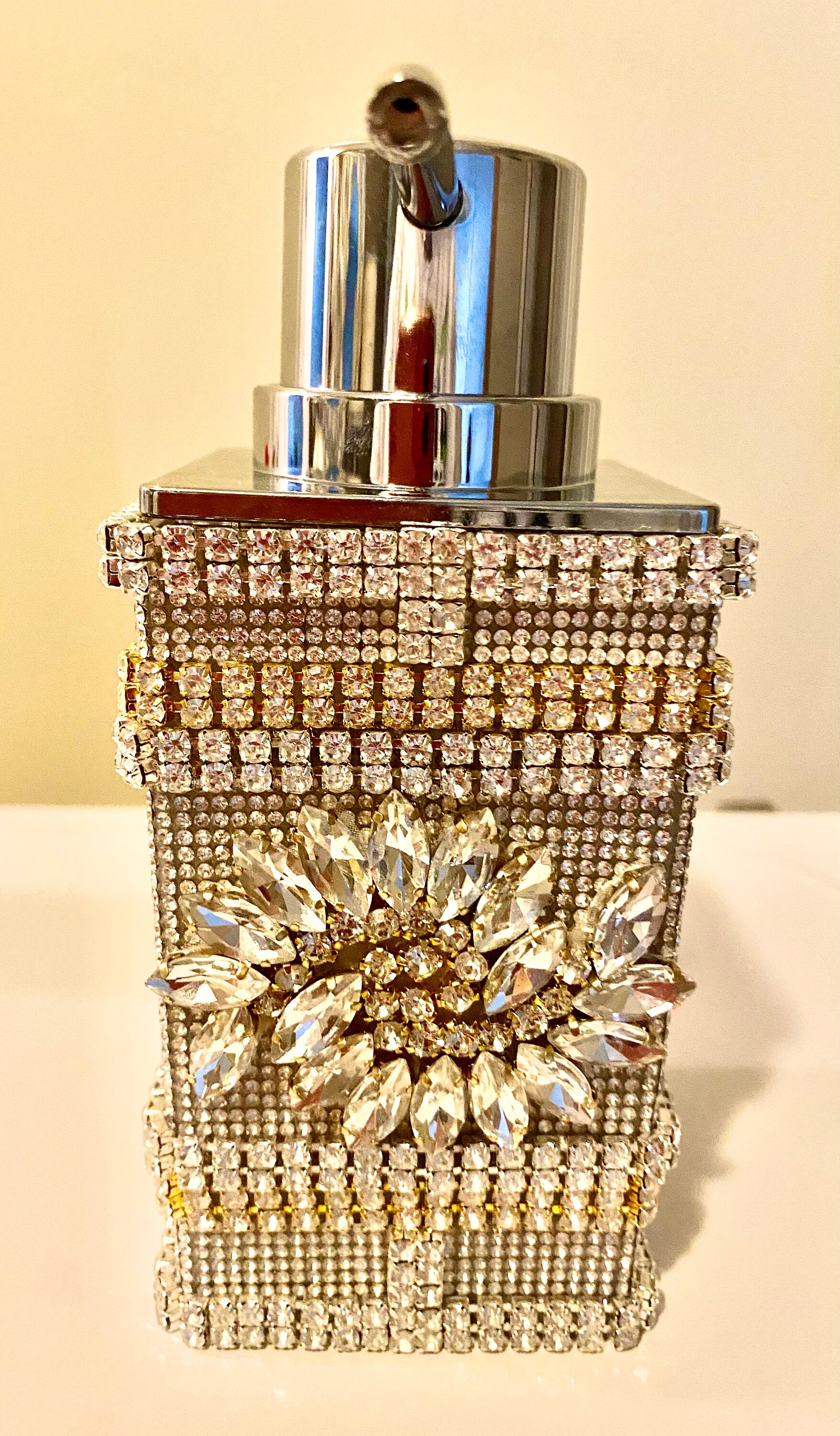 Rhinestone Crystal Liquid Soap Dispenser - Etsy