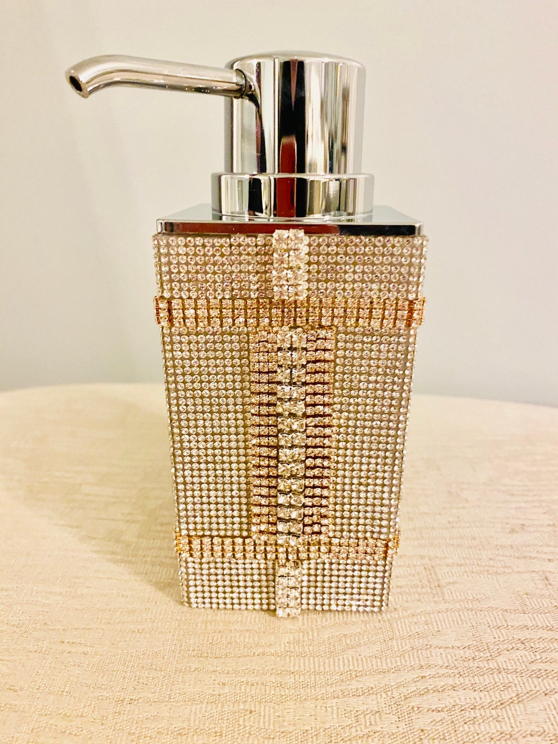 Rhinestone Crystal Liquid Soap Dispenser | Etsy