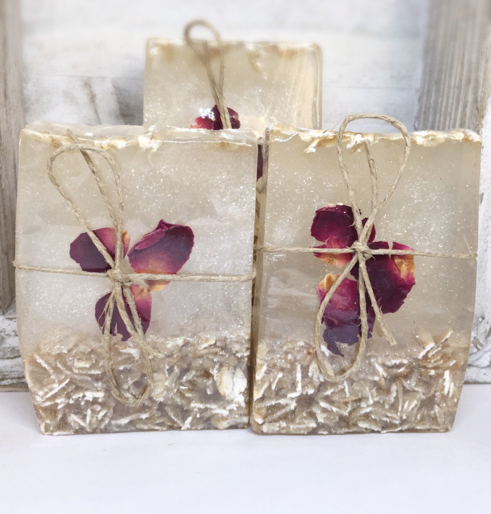 40 Diamond Shimmer Soap Favors / Bridal Shower Decoration / - Etsy