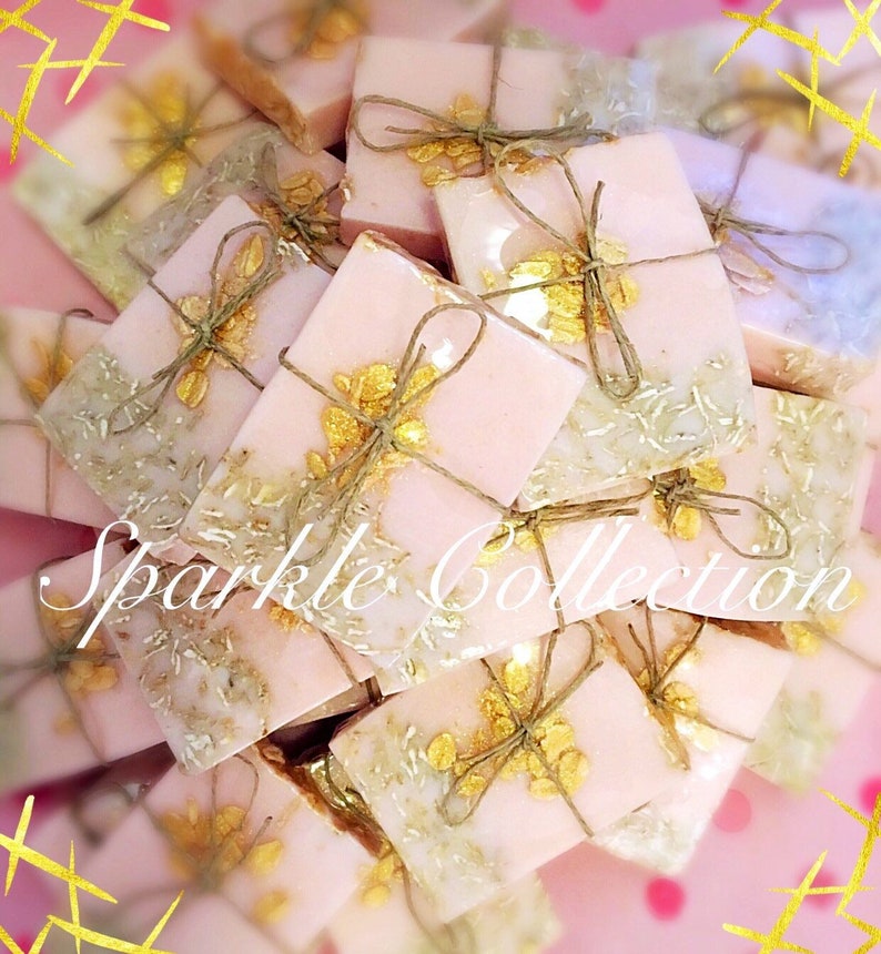 50 Gold Sparkle Soap Favors - Etsy