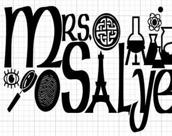 Personalized Custom Math Vinyl Decal | Etsy