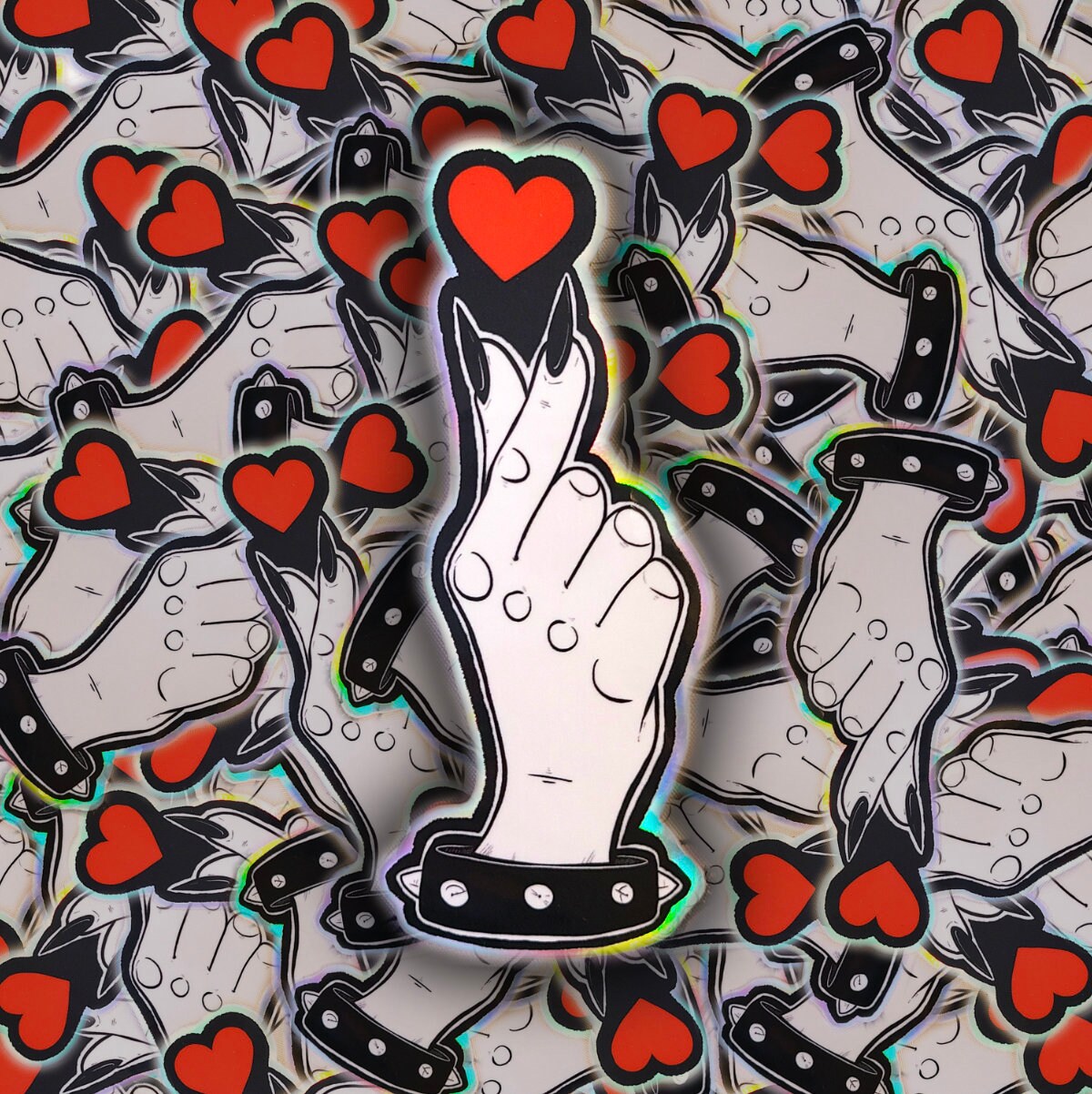 Punk Heart Sticker - Etsy