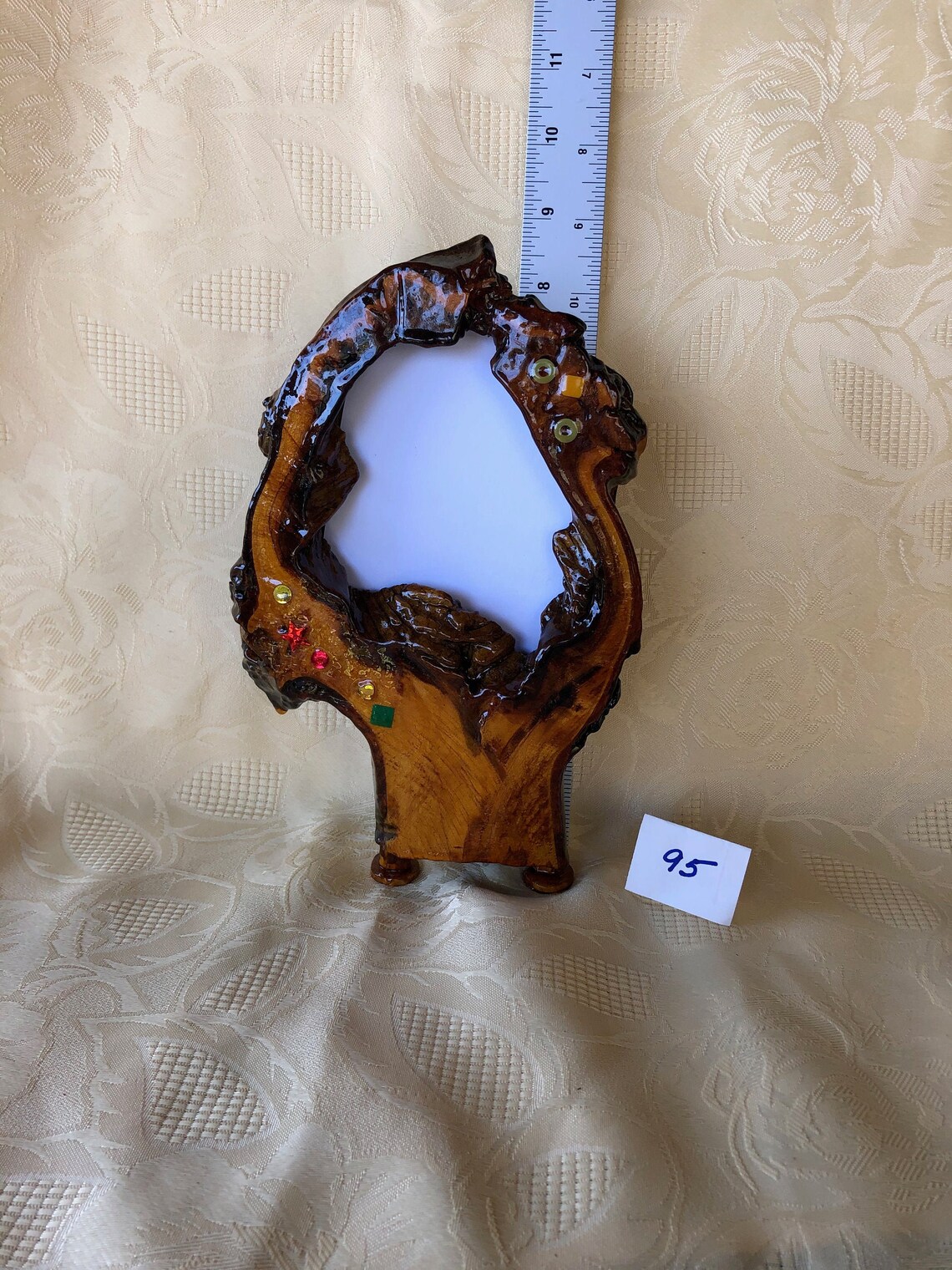 Medium Bedazzled Standing Wood Frame - Etsy