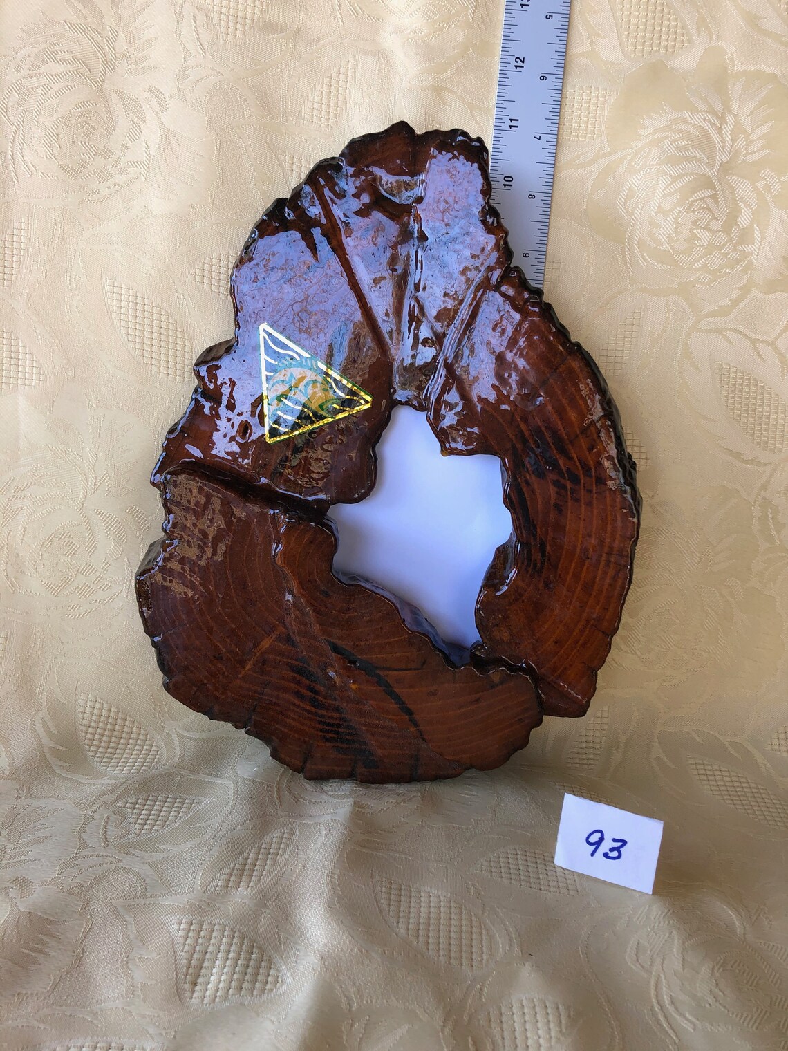 Medium Standing Frame With Foil Fish Decal - Etsy