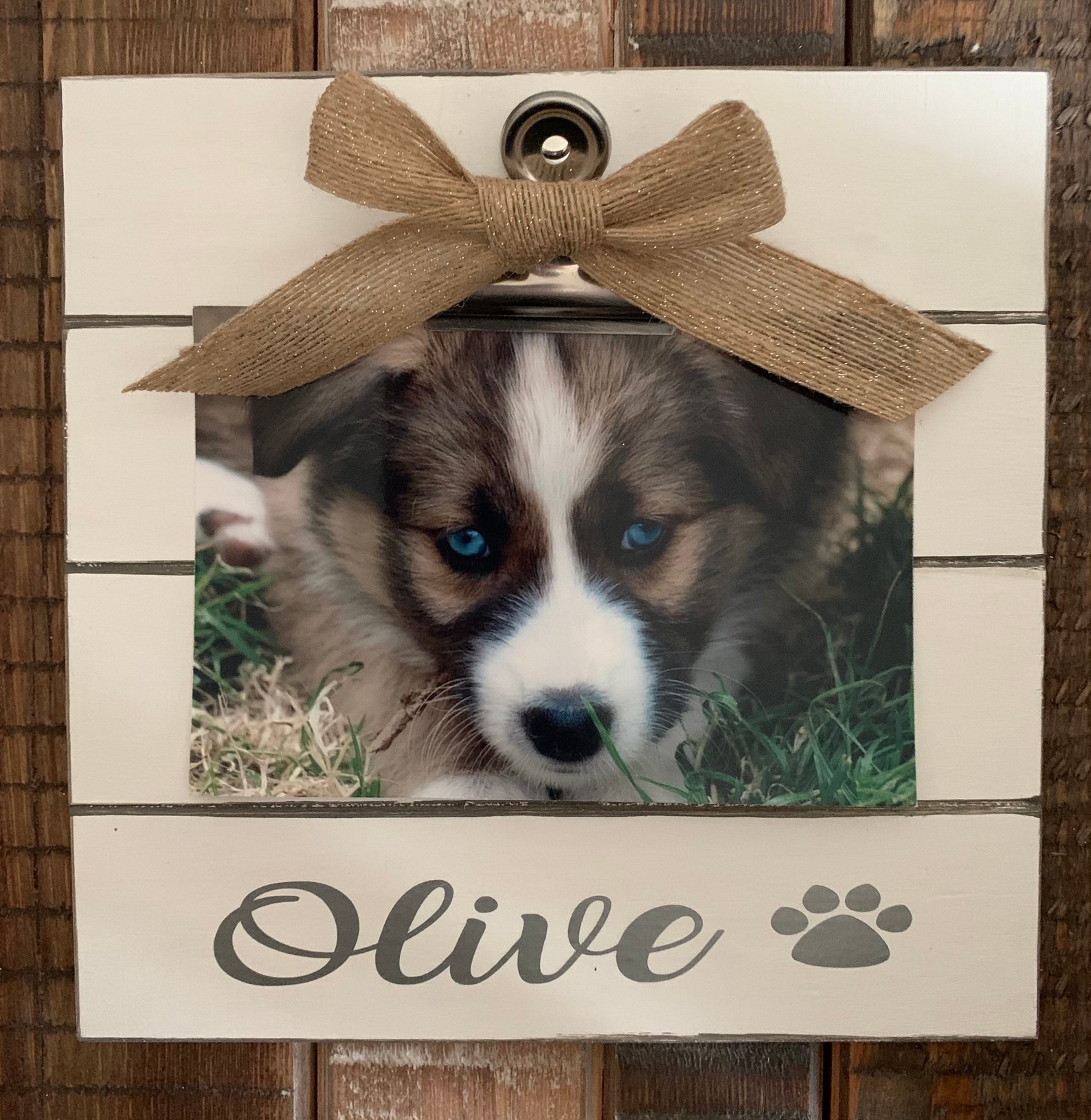 Personalized Dog Frame. Dog Lovers Frame. | Etsy