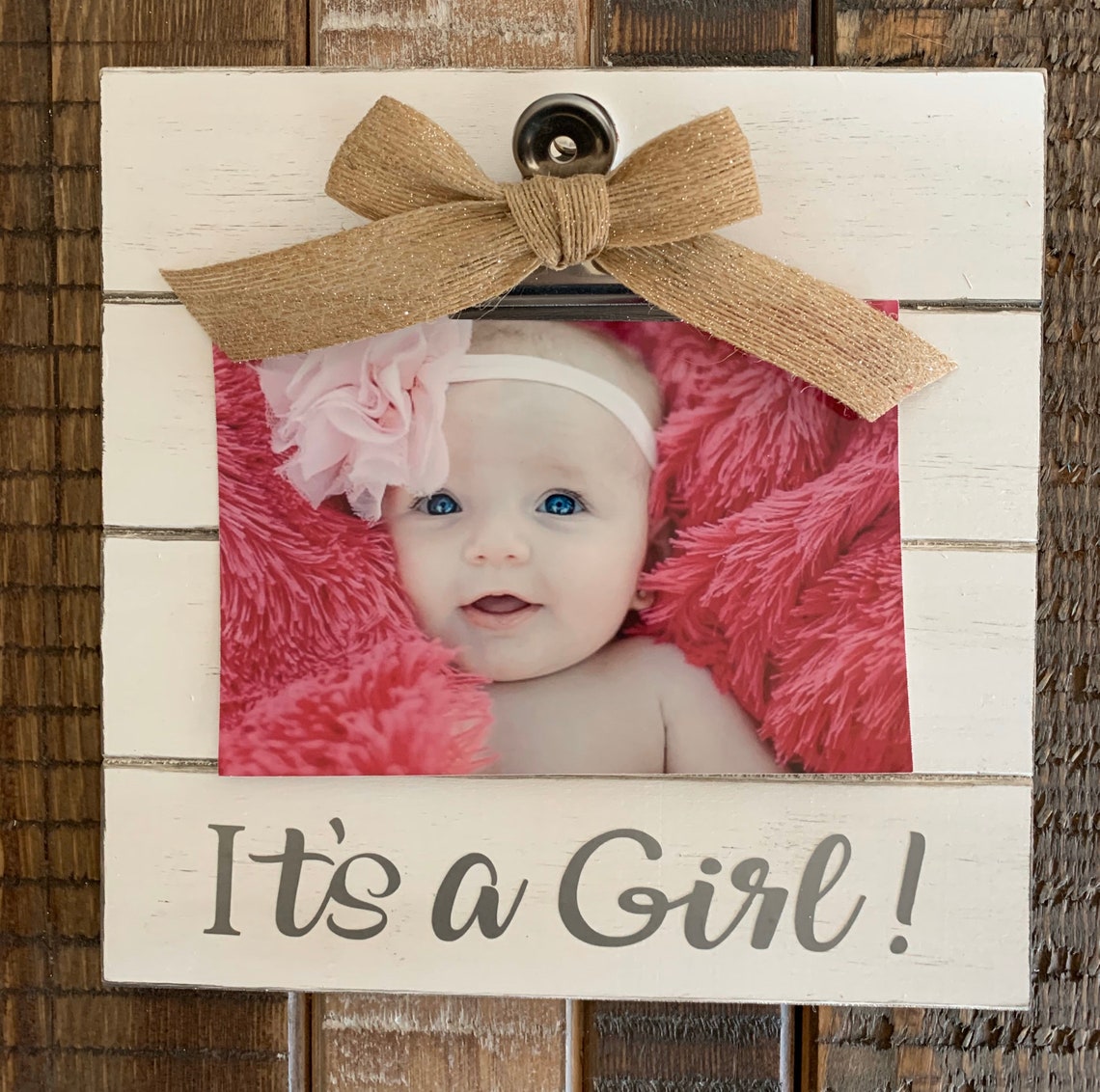 It's a Girl Frame Wood Frame Hand-painted in a - Etsy