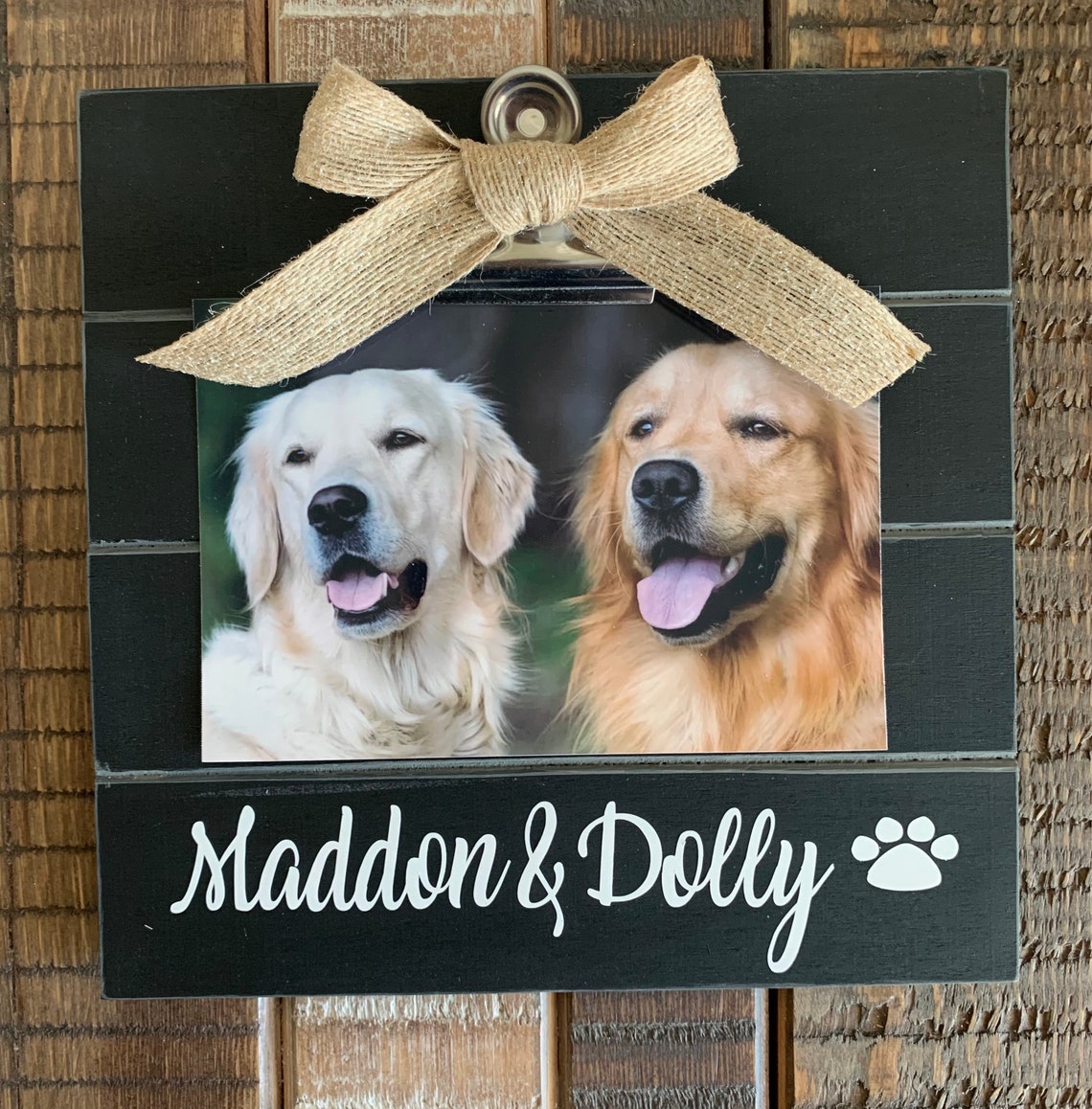 Personalized Dog Frame. Dog Lovers Frame. | Etsy