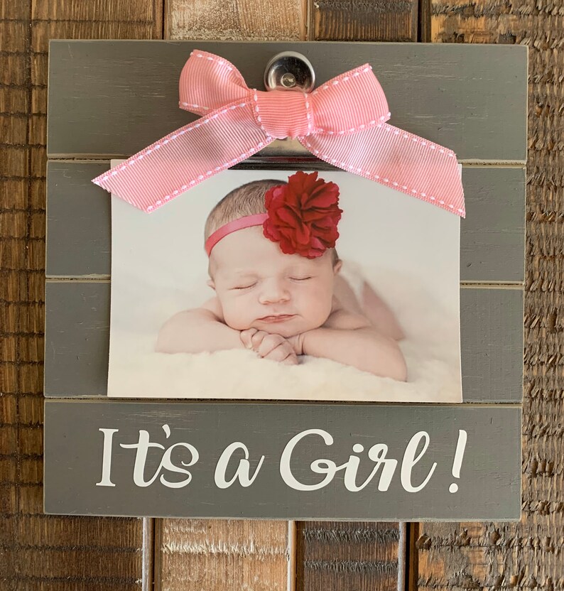 It's a Girl Frame Wood Frame Hand-painted in a - Etsy