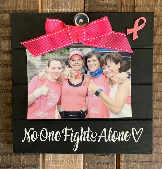 Breast Cancer Frame. Wood Frame. Nice Way to Show Support to | Etsy