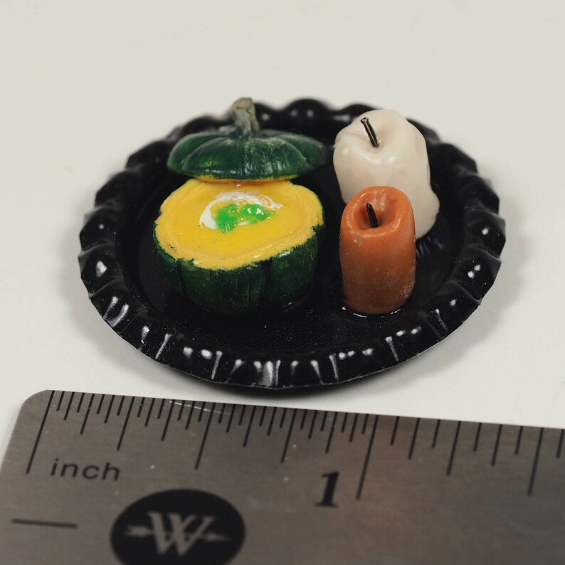 Miniature Creamy Kabocha Squash Soup & Candles Magnet - Etsy