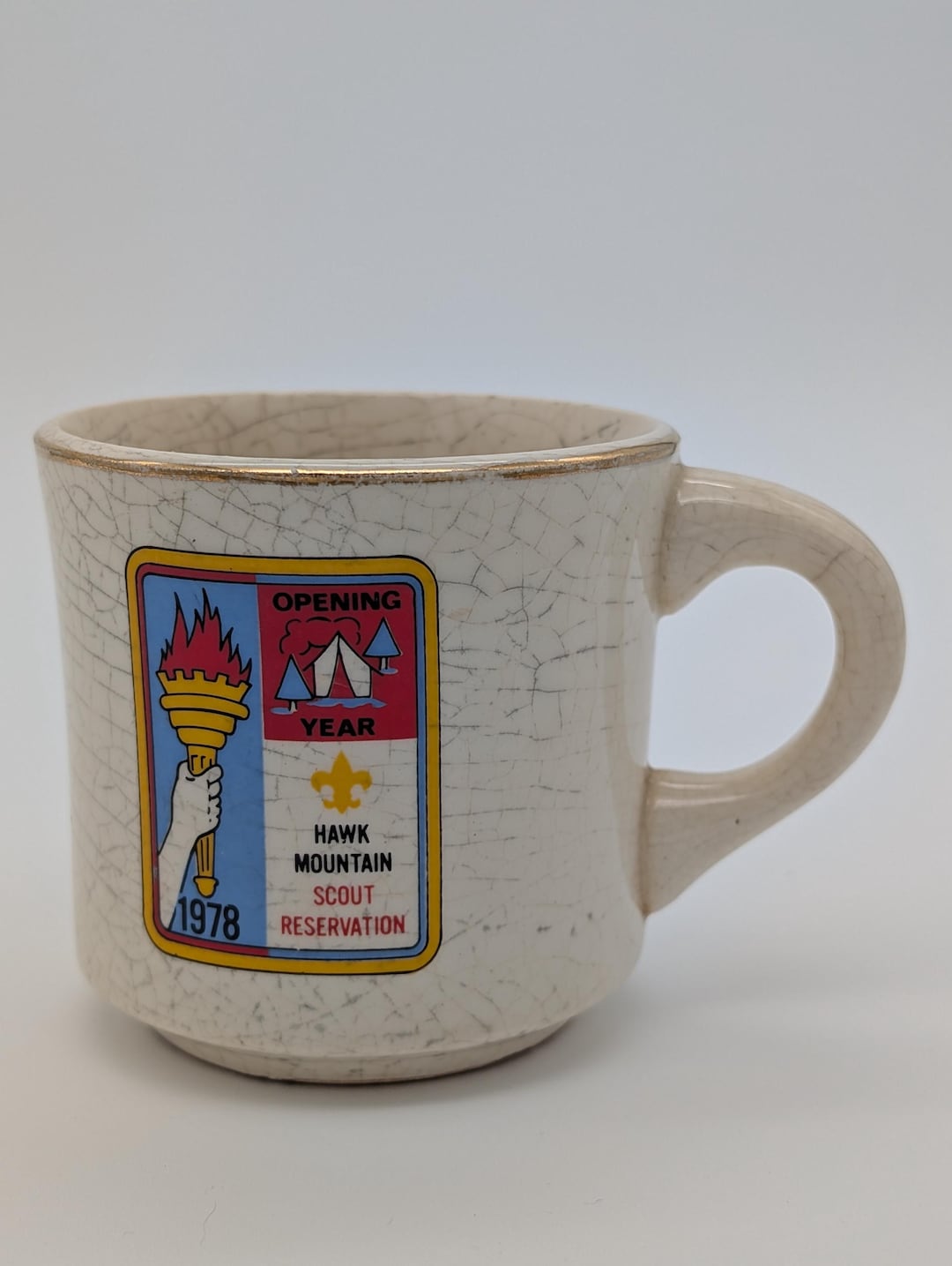 1978 Opening Year Hawk Mountain Scout Reservation Coffee Mug - BSA - Etsy