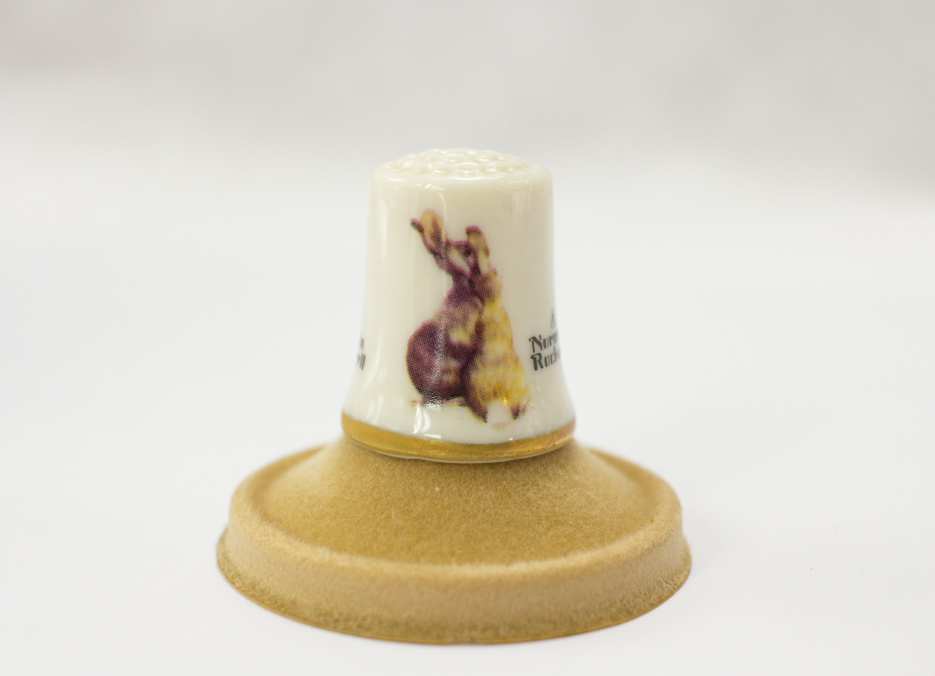 Norman Rockwell Thimble Rabbits "nature Friends" - Gorham Fine China ...