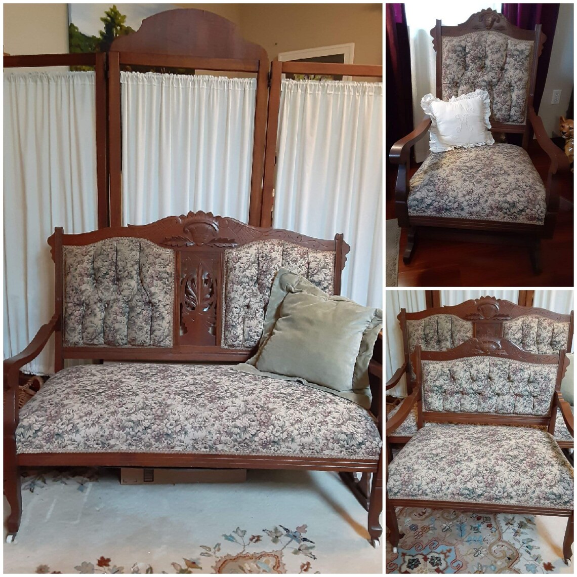 Three Piece Eastlake Parlor Set LOCAL PICKUP ONLY - Etsy