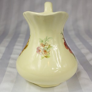 Small Vintage Floral Pitcher VB Athena California - Etsy