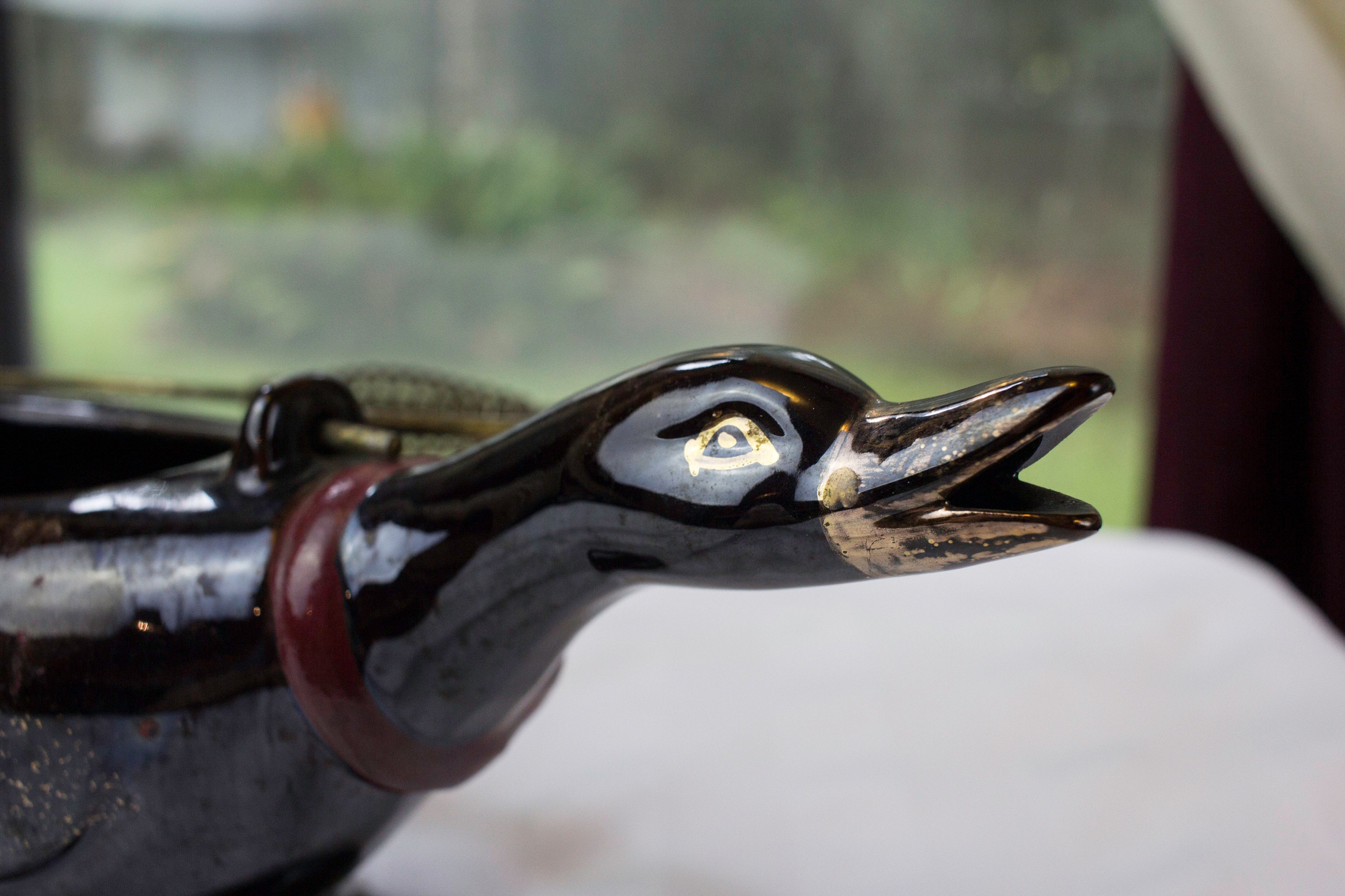 Art & Collectibles Redware Duck Teapot Japan no top Fine Art Ceramics ...