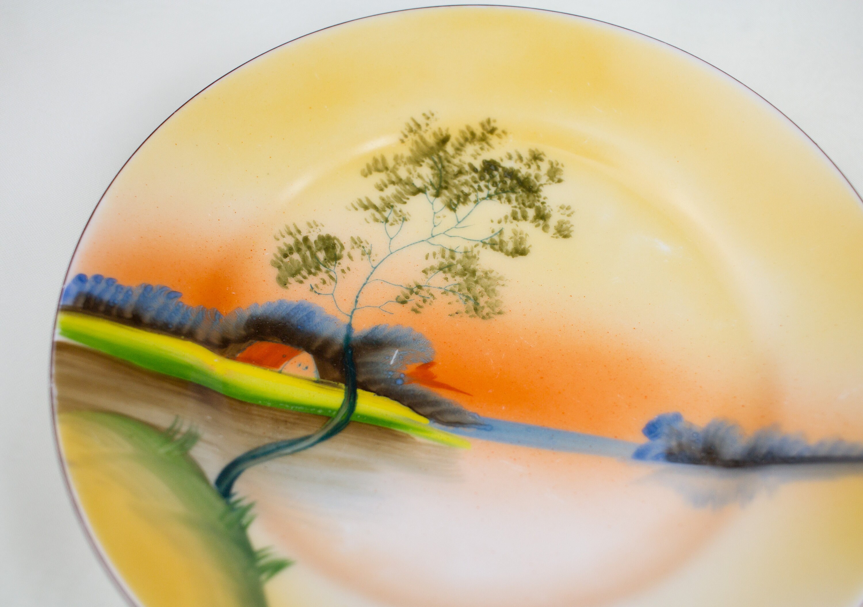 Hand Painted Noritake Plate