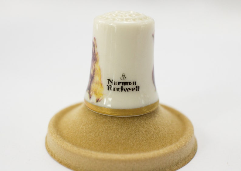 Norman Rockwell Thimble Rabbits nature Friends Gorham Fine China ...