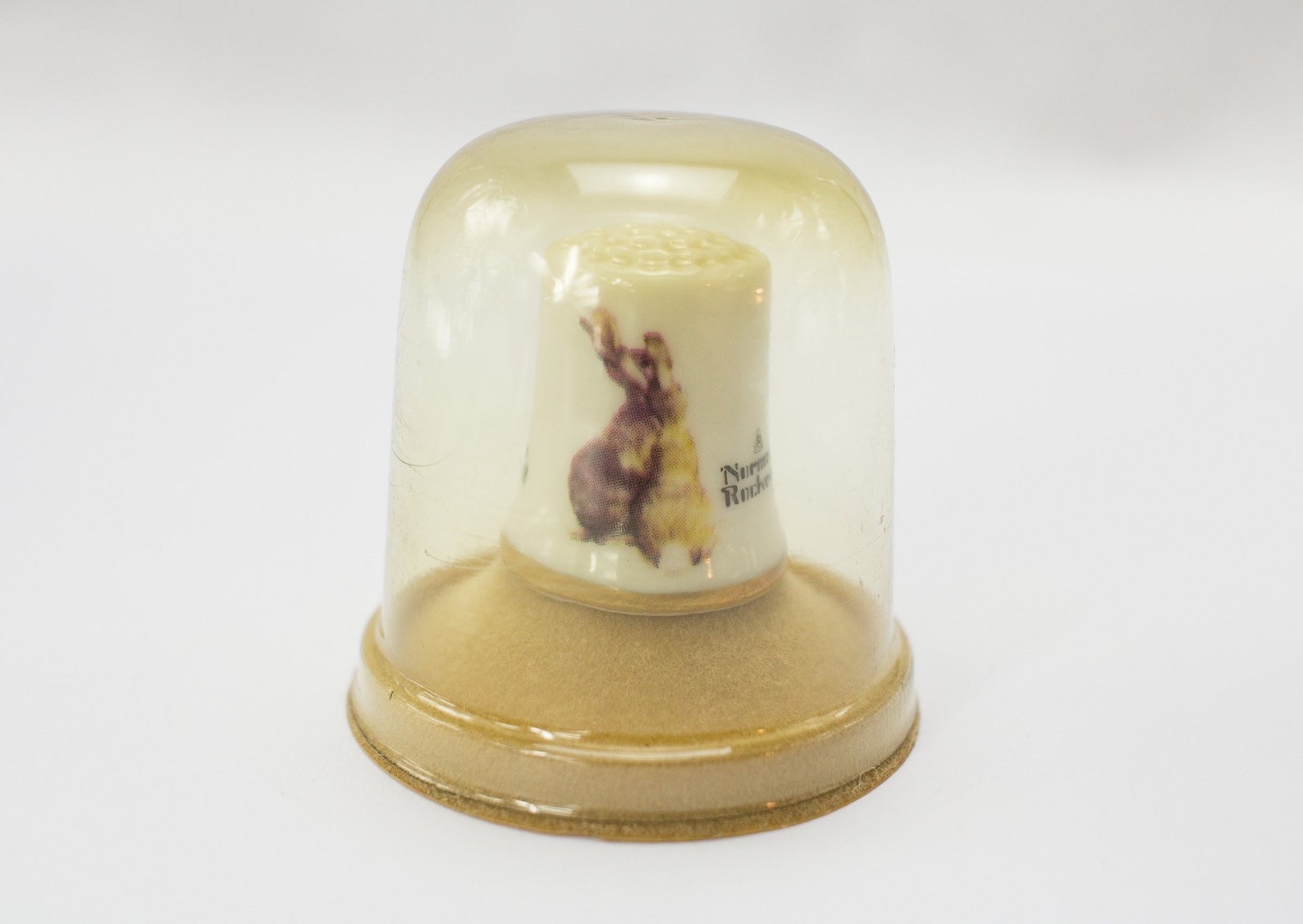 Norman Rockwell Thimble Rabbits nature Friends Gorham Fine China ...