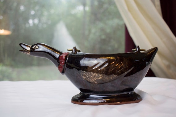 Art & Collectibles Redware Duck Teapot Japan no top Fine Art Ceramics ...