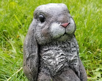 Rabbit garden art | Etsy
