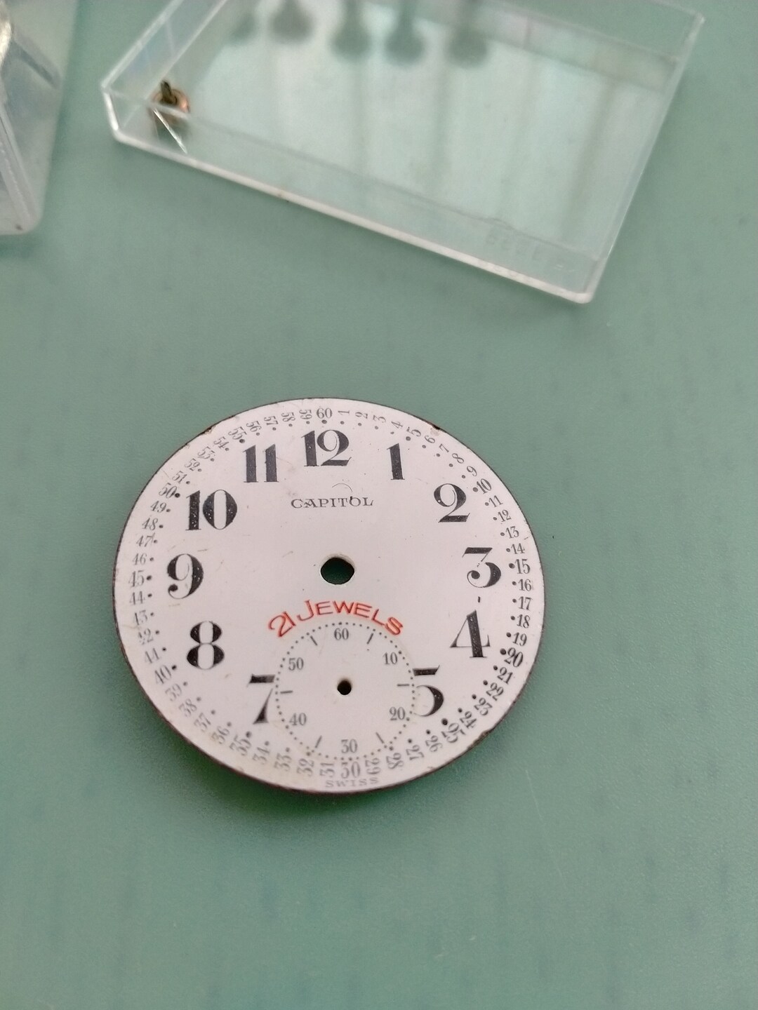 Capitol Buren Watch Co Open Face Dial 16 Size - Etsy