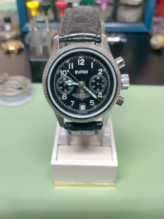 POLJOT Chronograph BURAN watch, Shturmanskie watch Ca… - Gem
