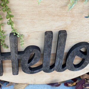 Hello Sign With Succulents, Wood Flower Succulents, Succulent Wall ...