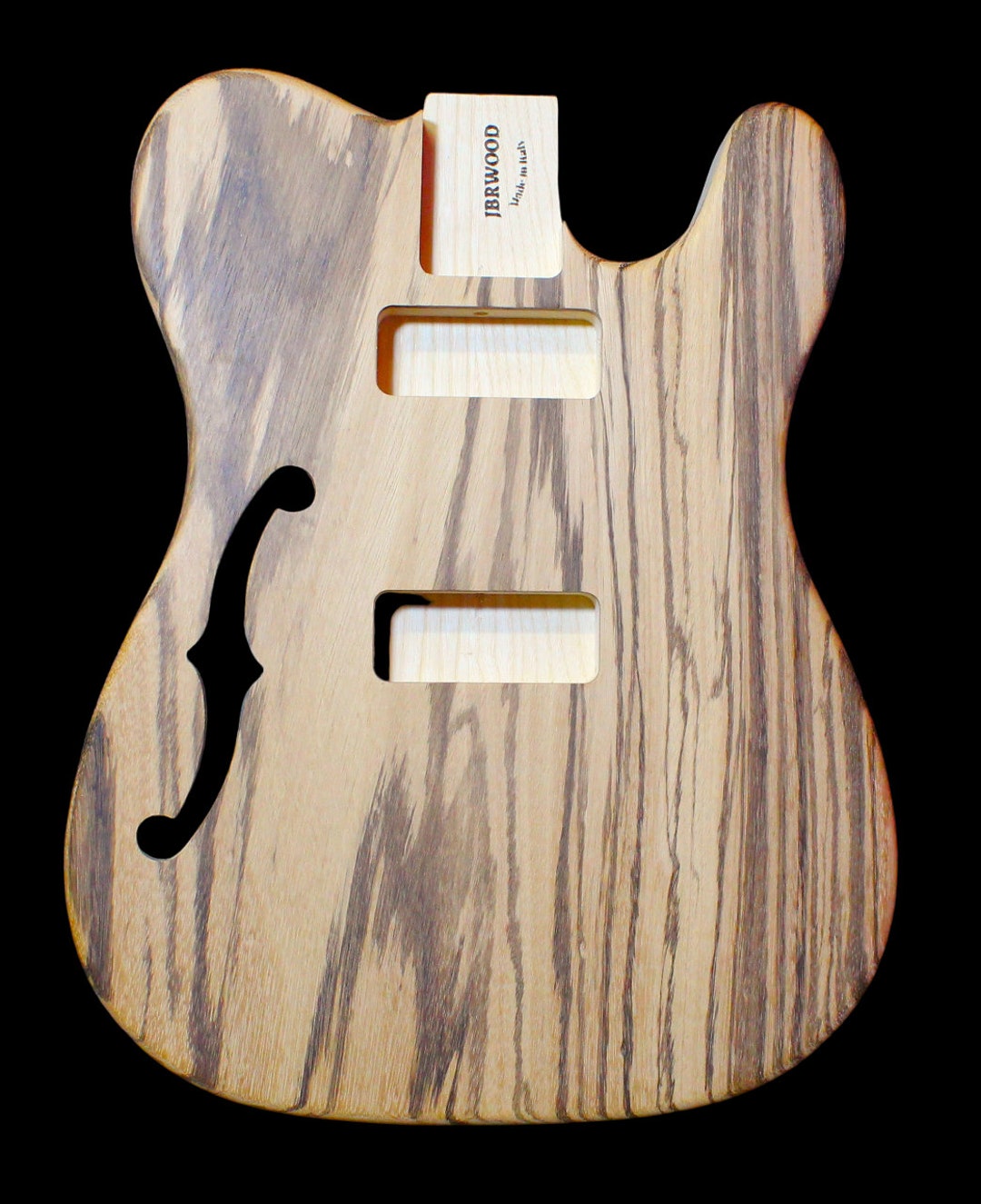 Telecaster Body Thinline Ash + Top Zebran Wood - Etsy