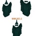 Hunter Green Maternity Robe and Matching Baby Set | Mommy Robe ...