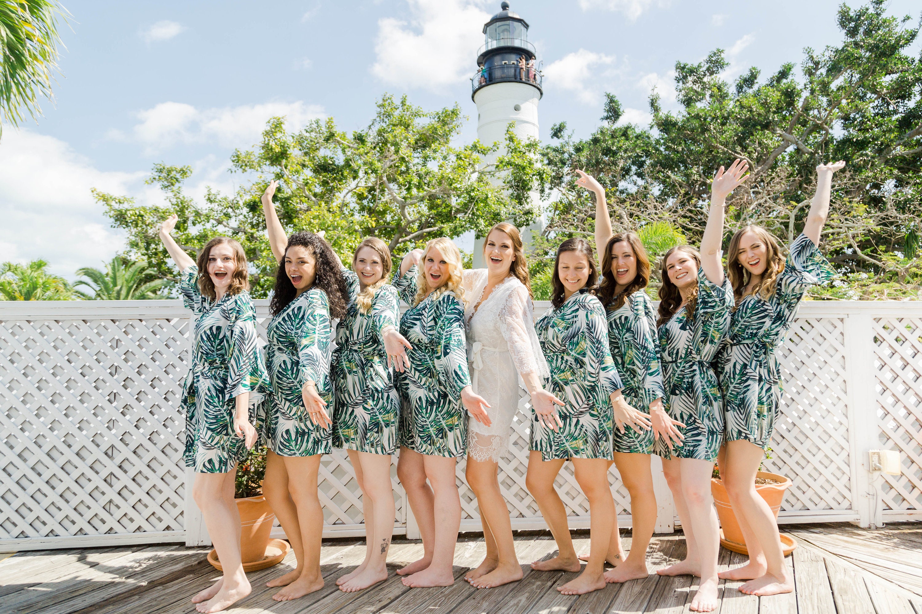 Destination Wedding Robe Tropical Bridesmaid Robe Tropical | Etsy