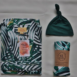 Tropical Palm Maternity Robe and Matching Baby Outfits, DAD T-shirt ...