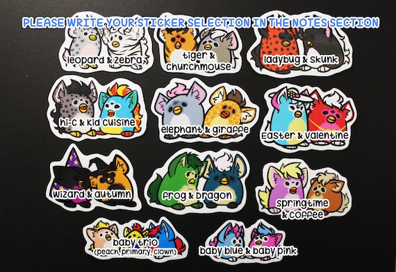 Stickers Paper & Party Supplies Furby Sticker Sheet Paper etna.com.pe