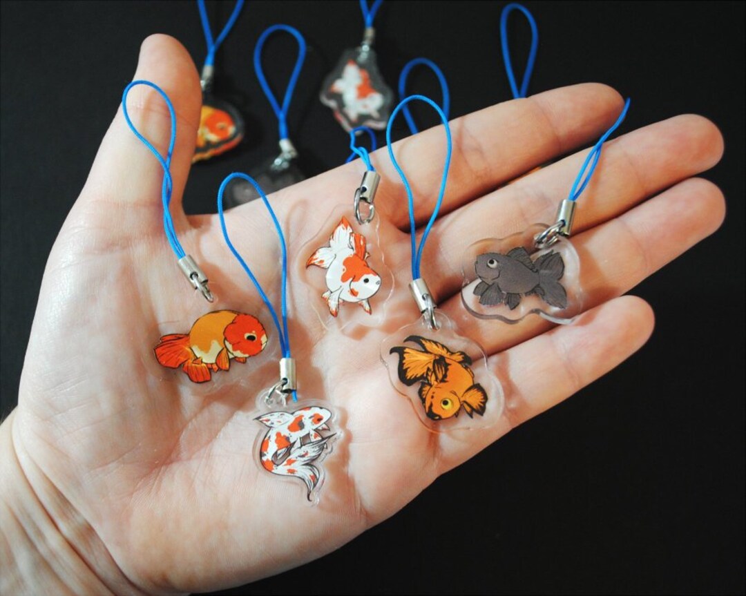 Goldfish Phone Charms - Etsy